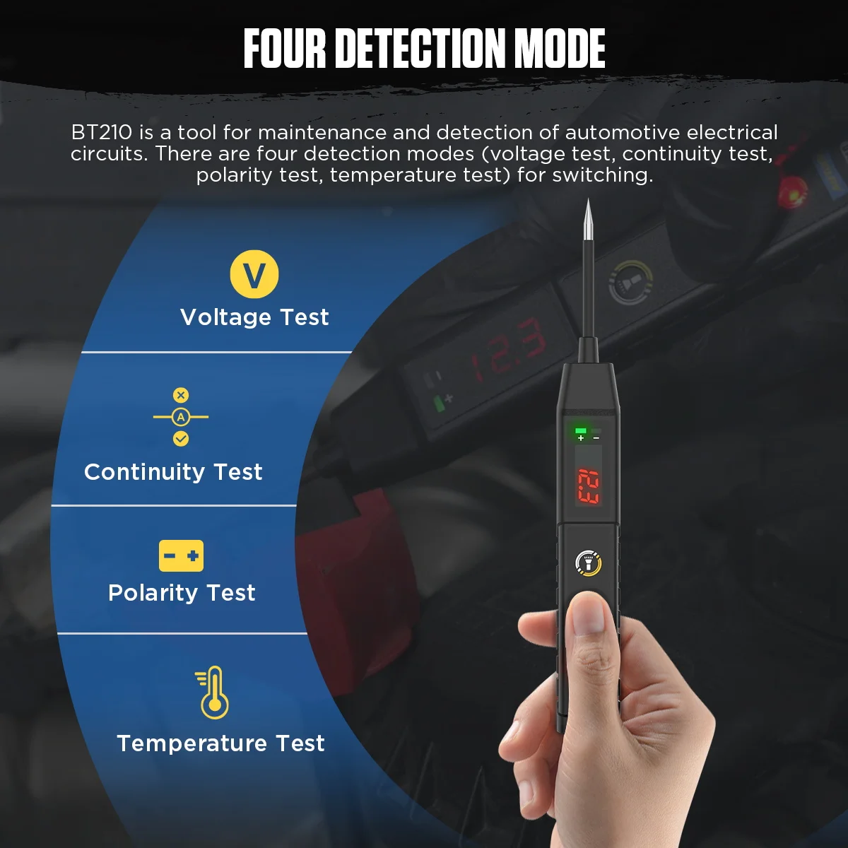 AUTOOL BT210 Car Circuit Tester Power Probe Car Diagnostic Tool ...