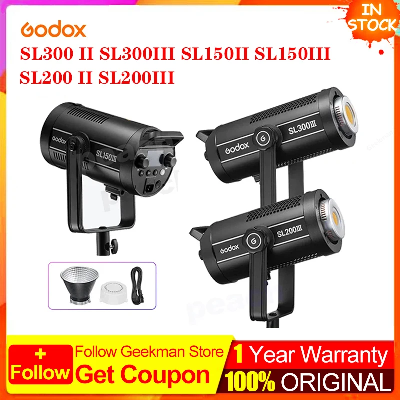 Godox-SL300III-SL300-II-SL150III-SL200-II-SL200III-White-Version-Video ...