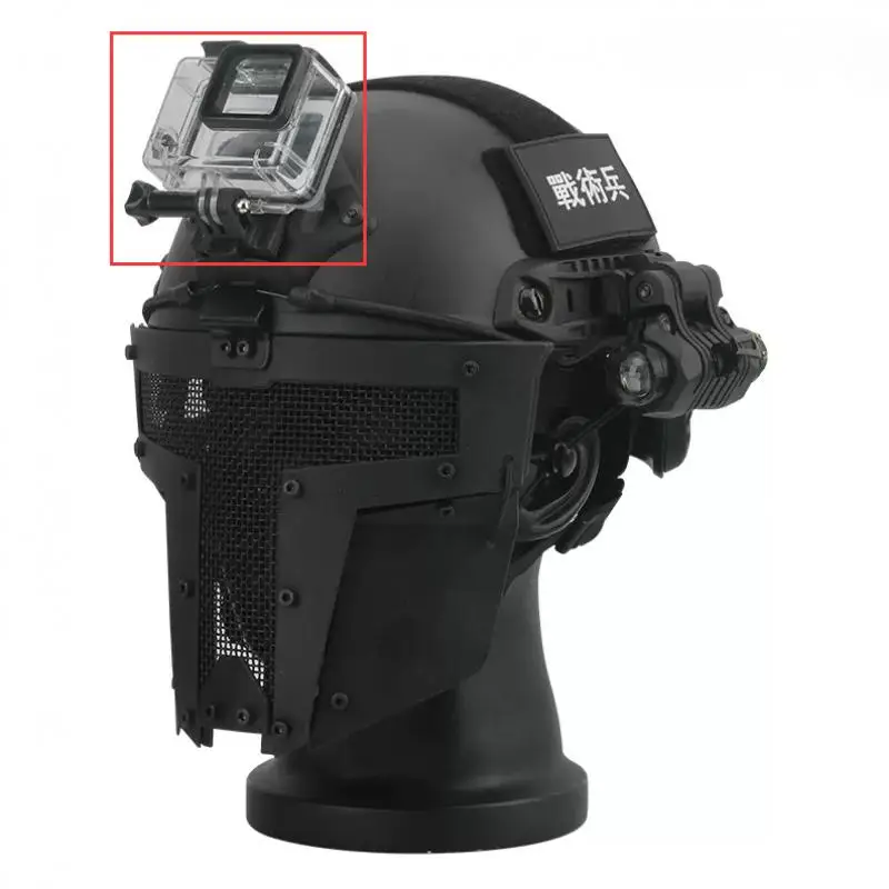Hunting-Tactical-Helmet-with-Sports-Camera-Holder-Outdoor-Sports-Pov ...