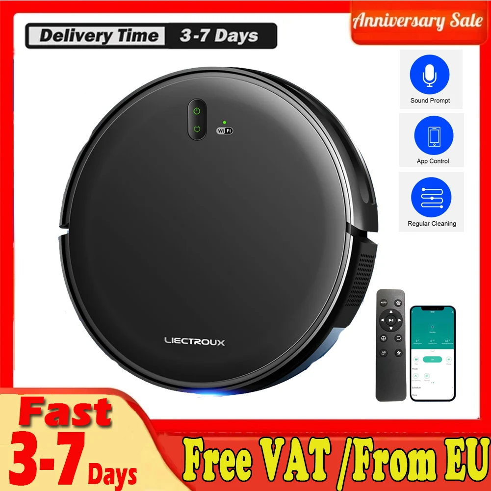 Liectroux-L200-4000Pa-Robot-Vacuum-Cleaner-Super-Suction-Smart-Mapping ...