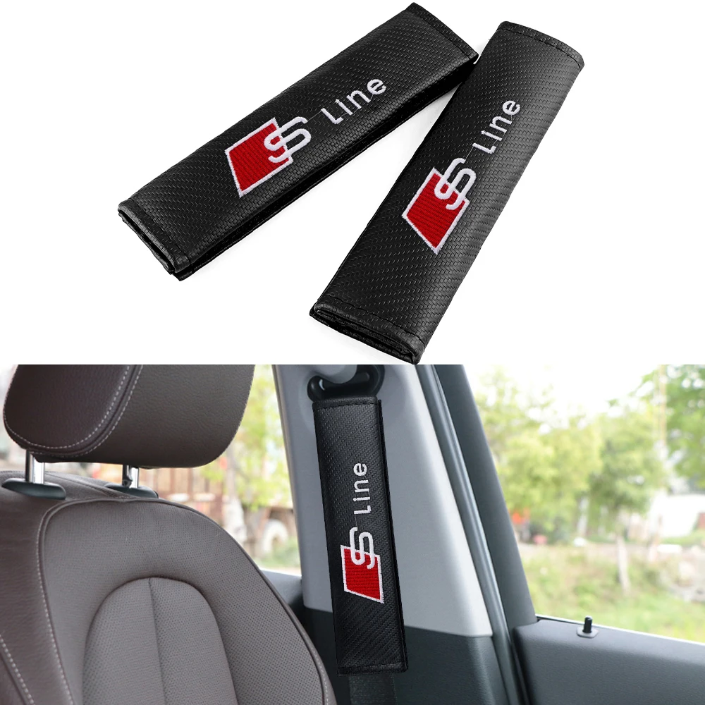 1/2pcs Car Seat Belt Cover Shoulder Protector Cushion Pad Auto ...