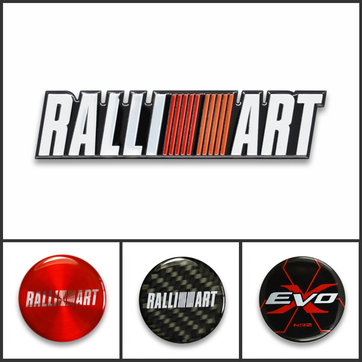Aluminium-emblem-Badge-Car-Sticker-Styling-For-Mitsubishi-LANCER-EVO-8 ...
