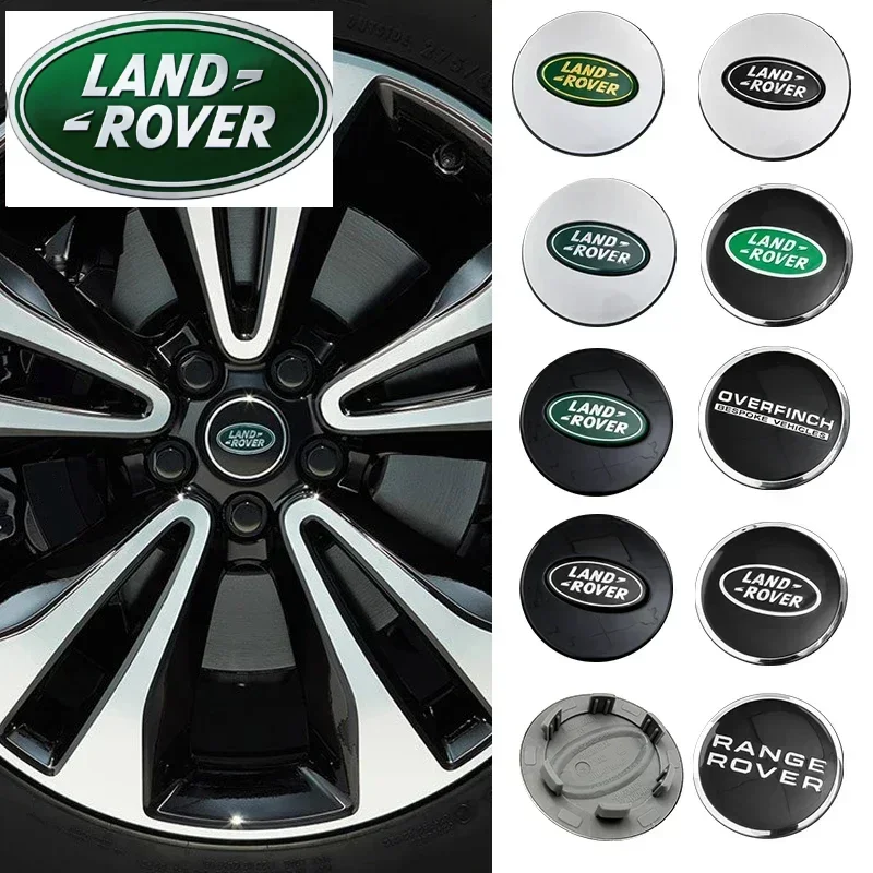 4pcs 62mm Car Wheel Center Cap Logo Hub Badge Rims Cover For Land Rover ...