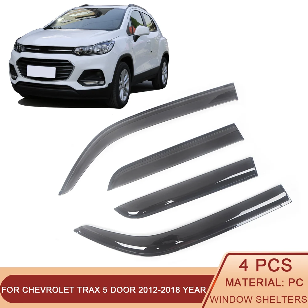 For-Chevrolet-Chevy-Trax-2014-2022-Hatchback-Auto-Black-Tinted-Car-Side ...