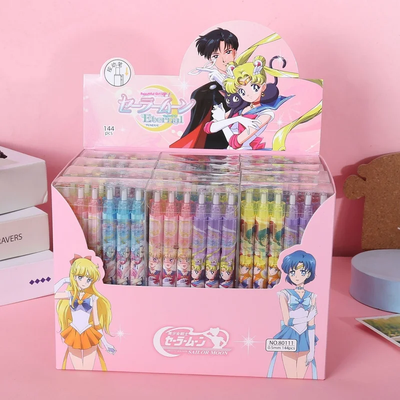 2023-New-Sailor-Moon-Press-Gel-Pen-Set-Cute-0-5-Mm-Black-Ink-Signature ...
