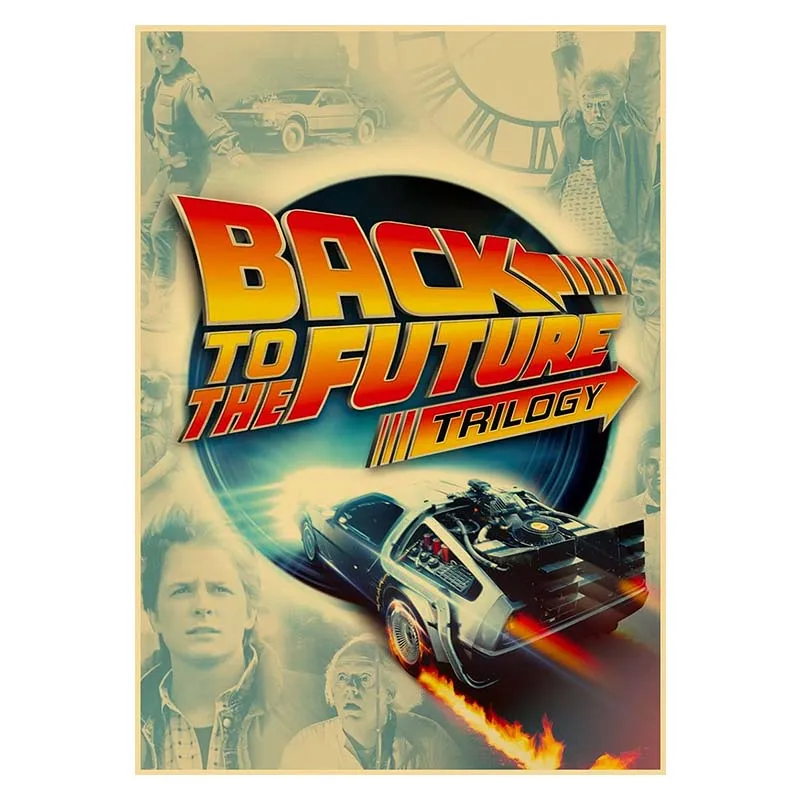 Back To The Future Trilogy Poster