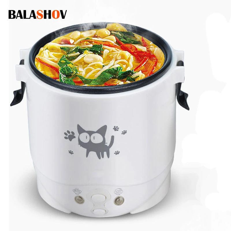 1l Multifunction Electric Mini Rice Cooker Water Food Heater Machine ...