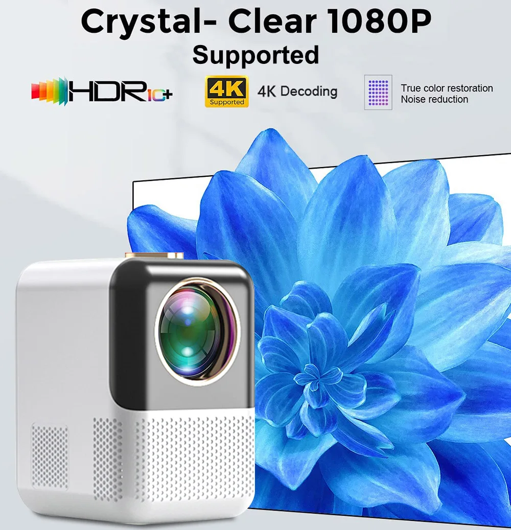 Salange-Mini-Projector-P700-Android-10-Supported-4K-Full-HD-1080P-LED ...