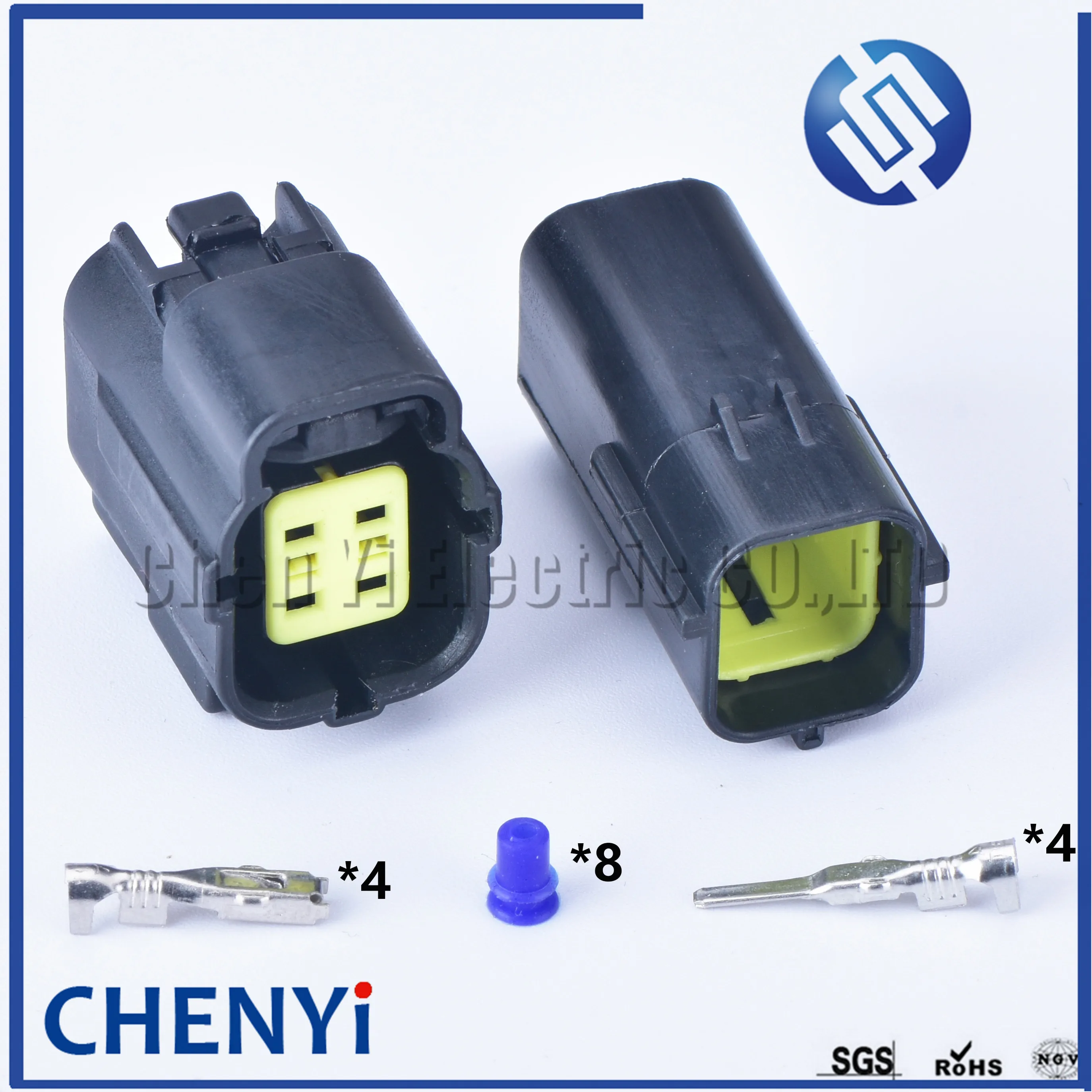 5set-4-Pin-Female-or-Male-Automotive-Electrical-Plug-Waterproof ...