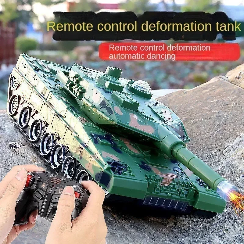 Hot-Remote-Control-Electric-Deformation-Tank-Robot-Transformers-Tank ...