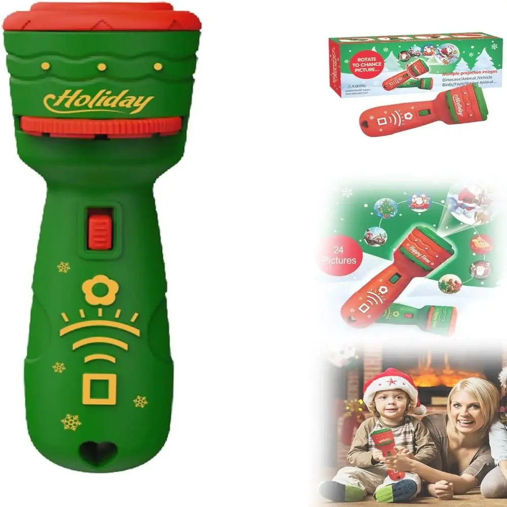 Green-Color-Christmas-Projection-Lights-Portable-Red-Color-Plastic-Kids ...