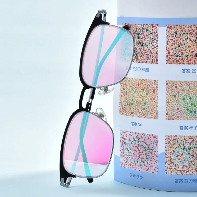 Titanium Colorblind Glasses | Colors Color Color Glasses | Color Blind ...
