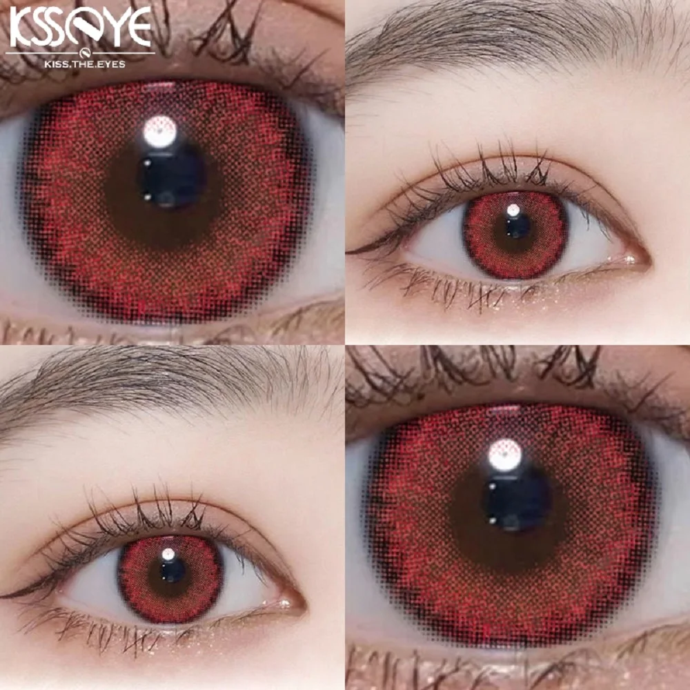 Bright Red Eye Contacts