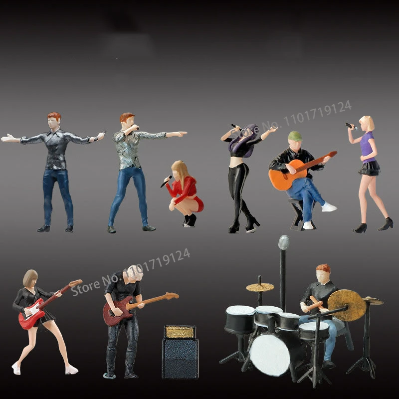 Diorama-Miniature-1-64-Musician-Singer-Guitarist-Pianist-Band-Figure ...