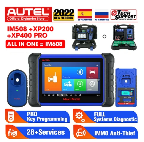 Autel herramienta de diagnóstico automotriz MaxiIM IM508 XP400PRO ...