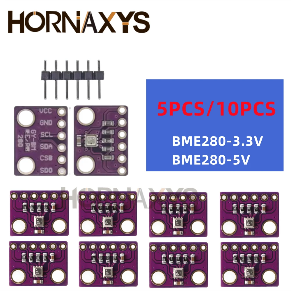 5pcs-10pcs-BME280-5V-3-3V-Digital-Sensor-Temperature-Humidity ...