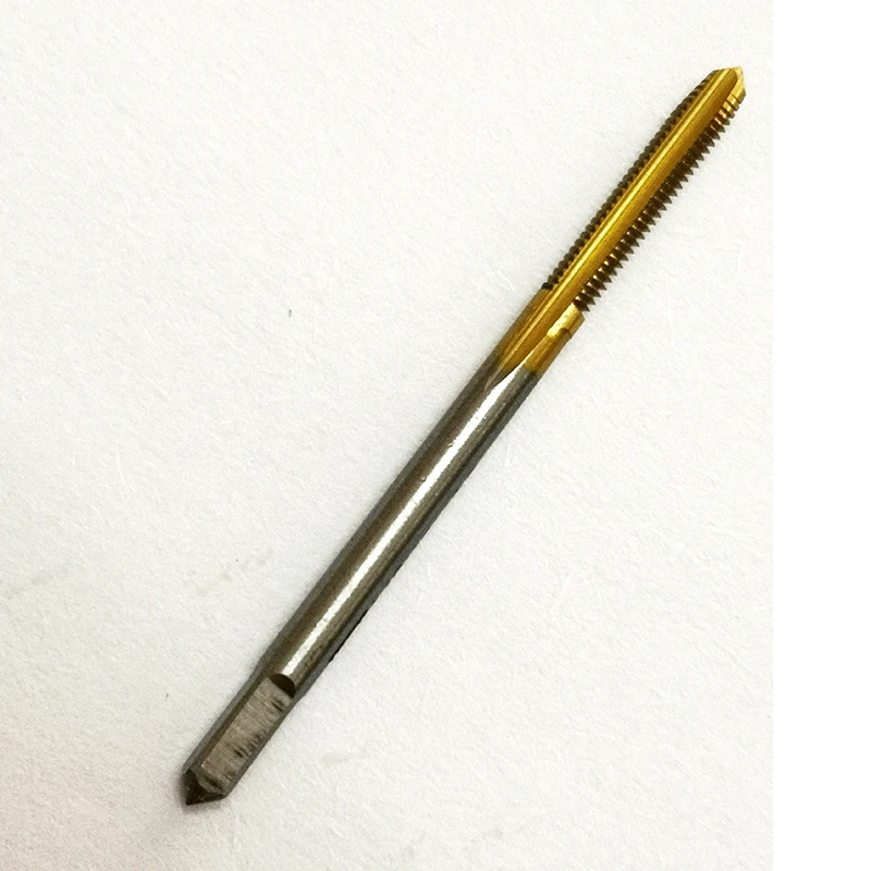 4mm Titanium Coating Metric Taps And Dies Tapping Machine Spiral Point ...