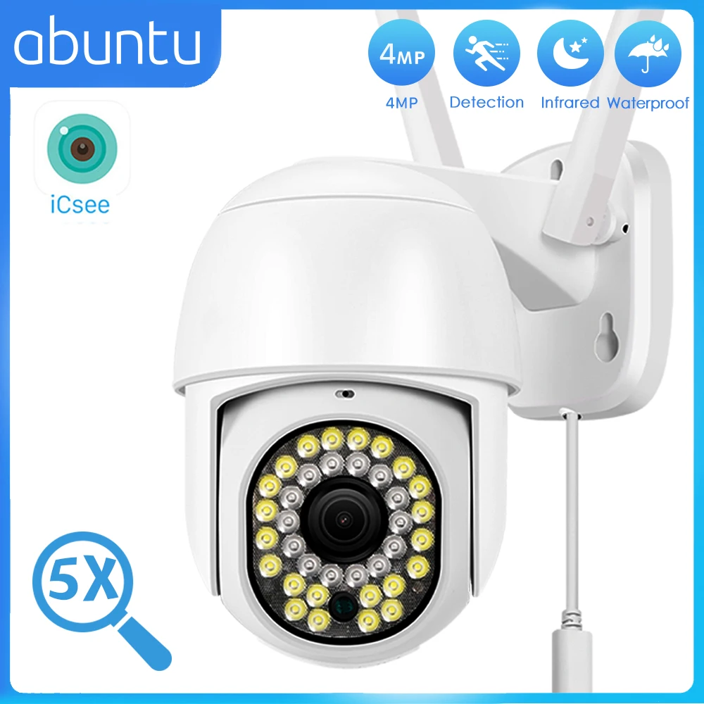 4MP-Wifi-IP-Camera-HD-2MP-Speed-Dome-Auto-Tracking-PTZ-Camera-Smart ...