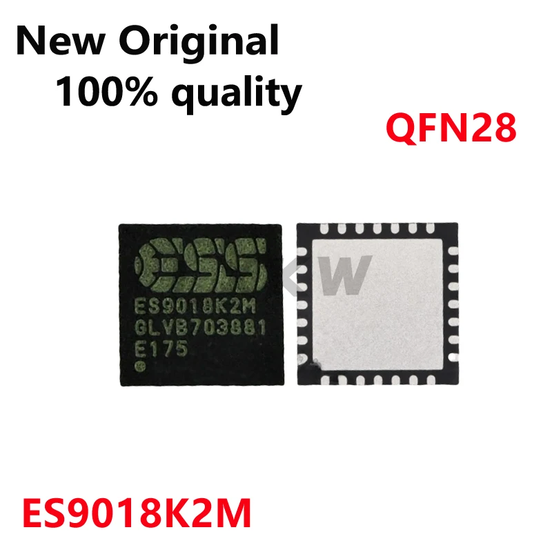 2-10/PCS New Original ES9018K2M QFN28 Audio conversion Audio decoding ...