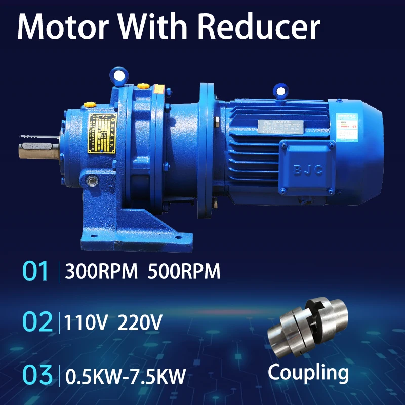 1-Phase-Asynchronous-Electric-Motor-With-Reducer-220V-110v-Voltage ...