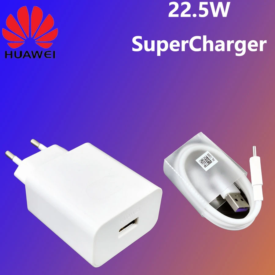Original Huawei P10 Charger Fast Supercharing 22.5w Eu/us Wall Adapter ...