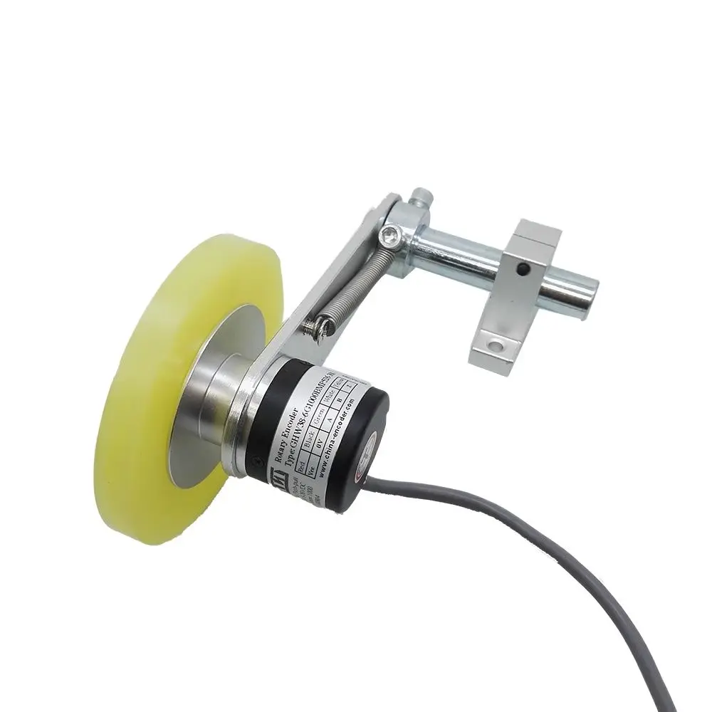 CALT Precision GHW38 3600PPR Rotary Encoder with Non-slip Roller Wheel ...