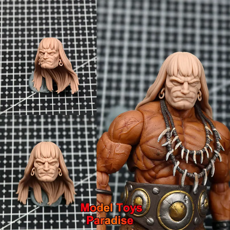 Unpainted-1-12-Men-Soldier-Barbarian-Conan-Head-Carving-Frank-Frazetta ...