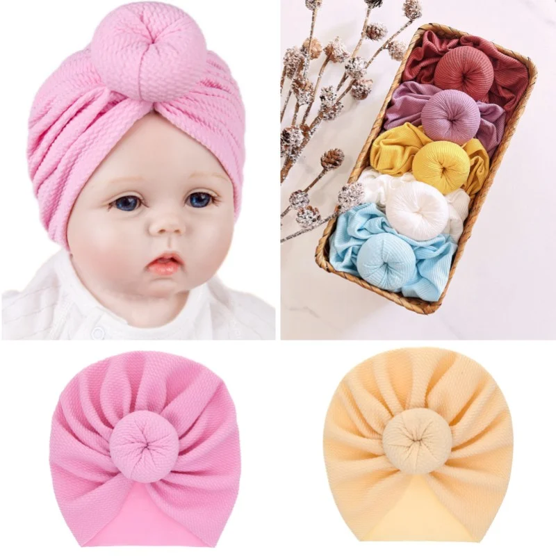 BowKnot-Newborn-Turban-Baby-Girl-Headband-Turbans-Infant-Beanie-Girls ...