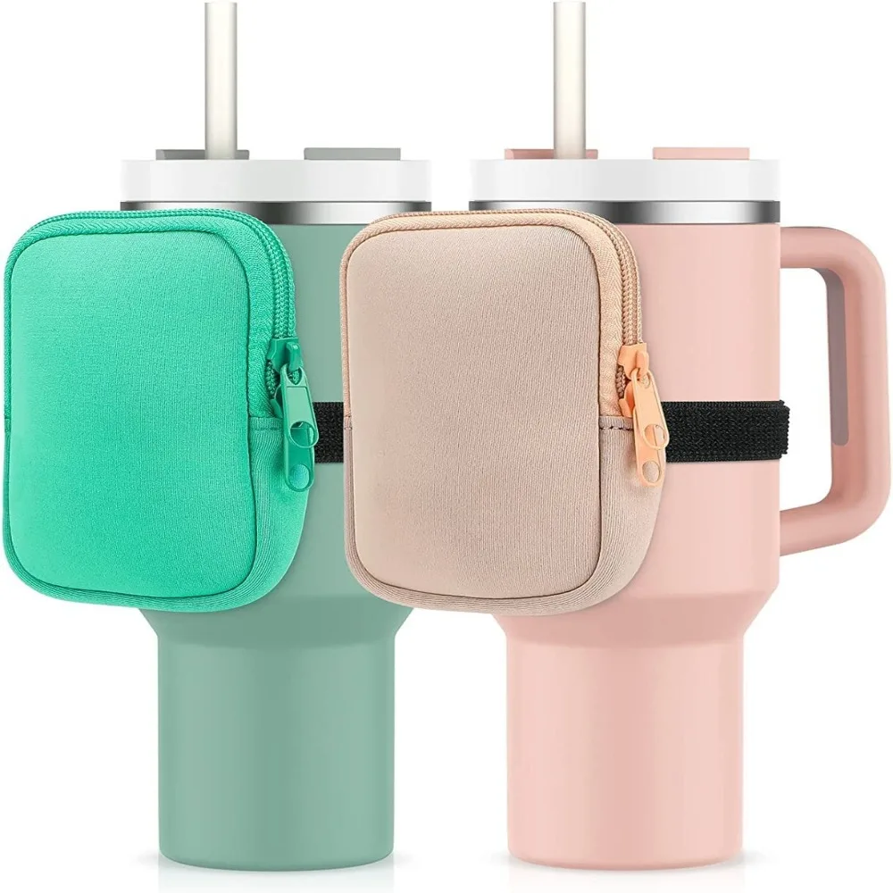 Mini-Neoprene-Water-Bottle-Pouch-with-Adjustable-Strap-Solid-Color ...