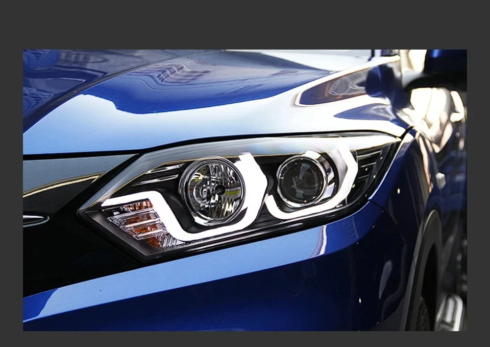 Honda HR-V LED Headlight 2015-2019 Headlights HRV Vezel DRL Turn Signa ...