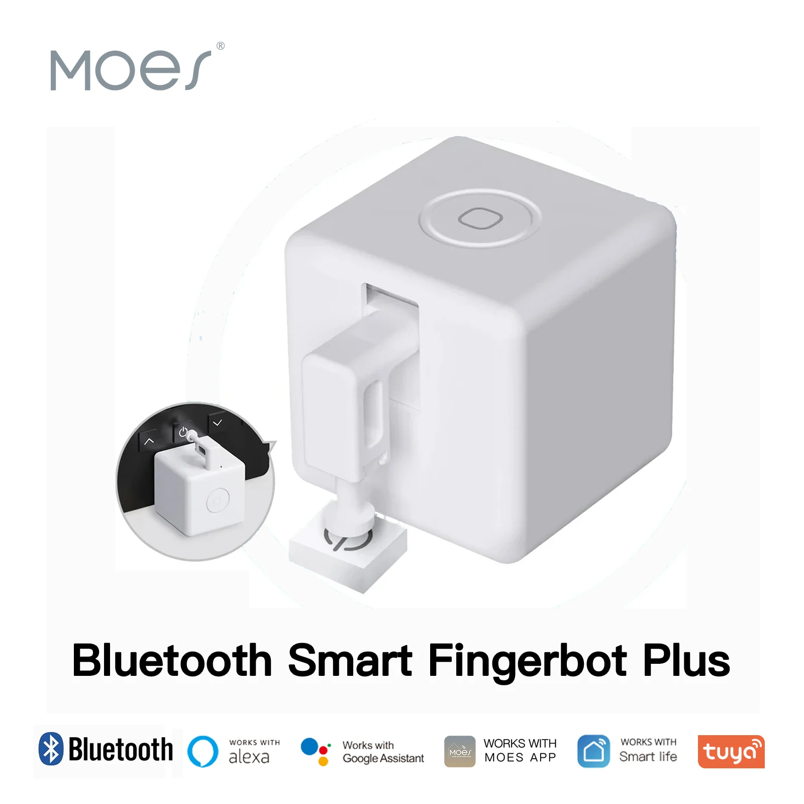 MOES-Tuya-Fingerbot-Button-Pusher-New-Bluetooth-finger-robot-Smart-Life ...