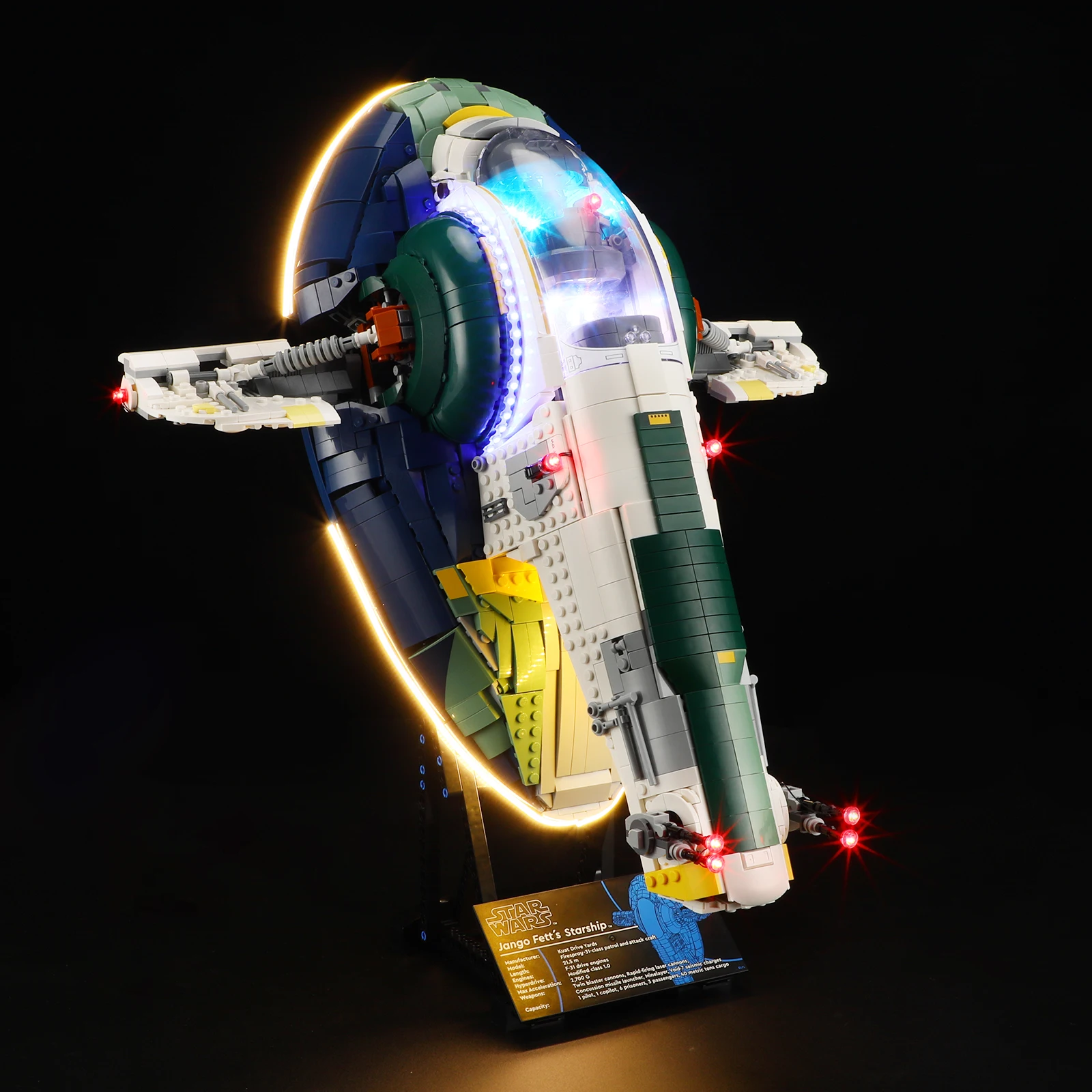 Light Kit for Lego Jango Fett's Firespray-Class Starship -Innovative ...