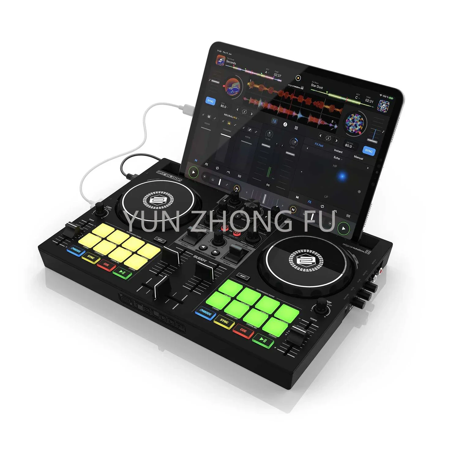 Reloop-Buddy-Mini-Portable-DJ-Disk-Recorder-Controller-Djay-Intelligent ...