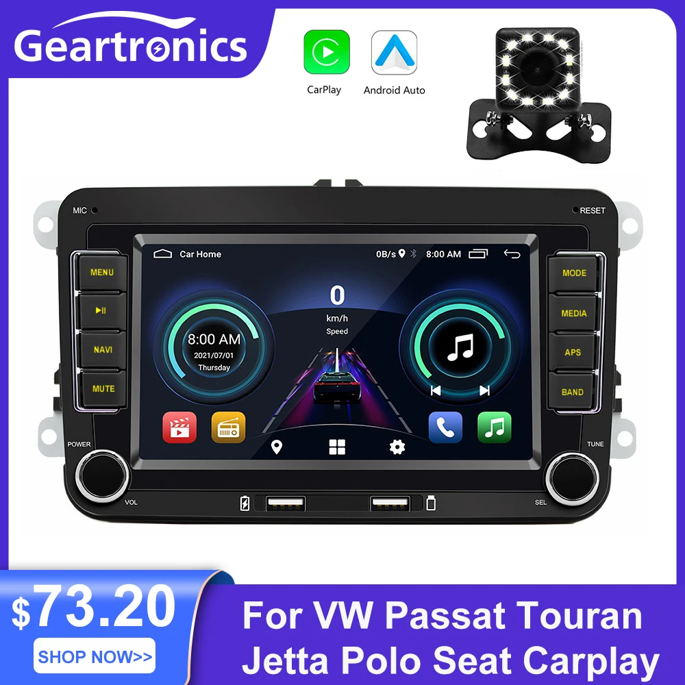 S9070 2 DIN Android 10 2din Car Stereo RDS FM AM Radio 7" Multimedia ...