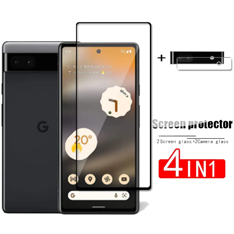 Google piksel 6A için Google piksel 6A için temperli cam için ekran ...