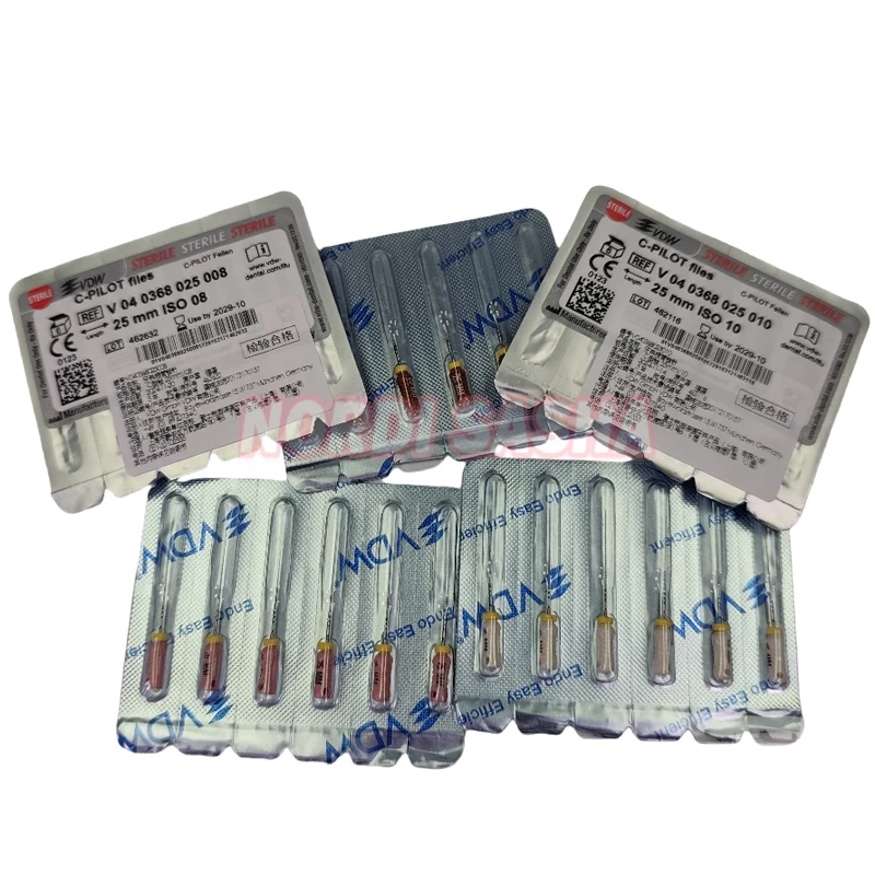 1 Pack Dental VDW Sterile C-Pilot Files For Unblocking Calcified and ...