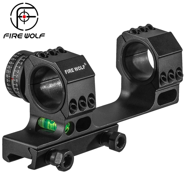 FIRE WOLF Tactical Hunting Riflescope Mounts With Angle Indicator ...