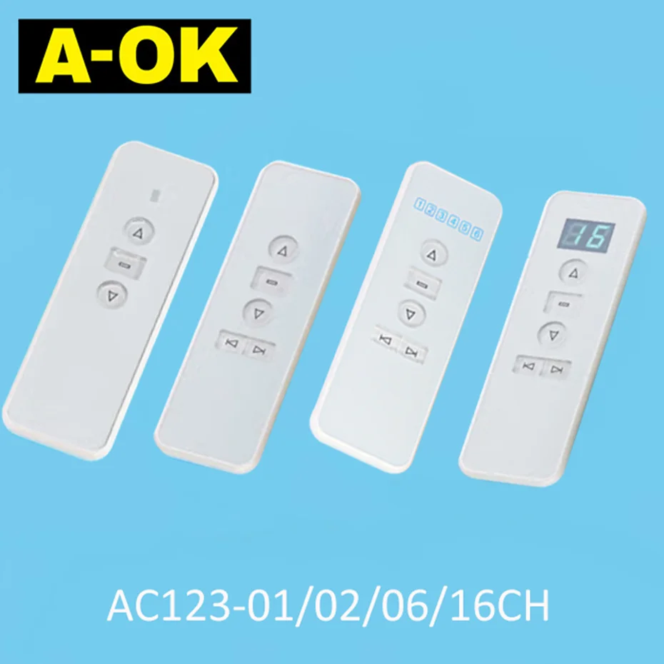 A-OK-AC123-1-2-6-16CH-Remote-Controller-RF433-Emitter-for-A-OK-Electric ...