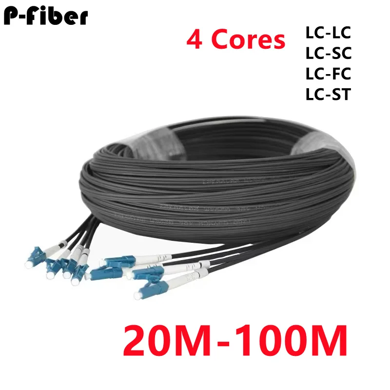 drop-cable-20-100m-LC-LC-4-core-flat-butterfly-optical-fiber-patchcord ...
