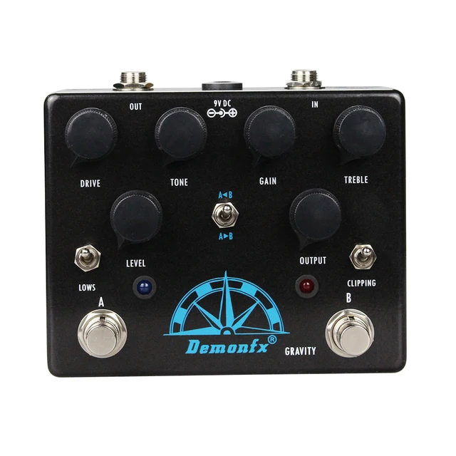 New High Quality Demonfx Gravity Guitar Effect Pedal Two Overdrive In ...