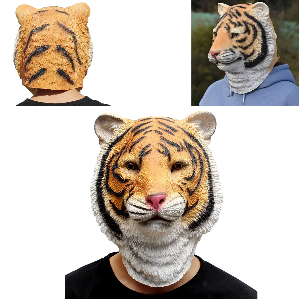 Lovely Cosplay King Of The Forest Animal Tiger Head Ear Funny Halloween ...