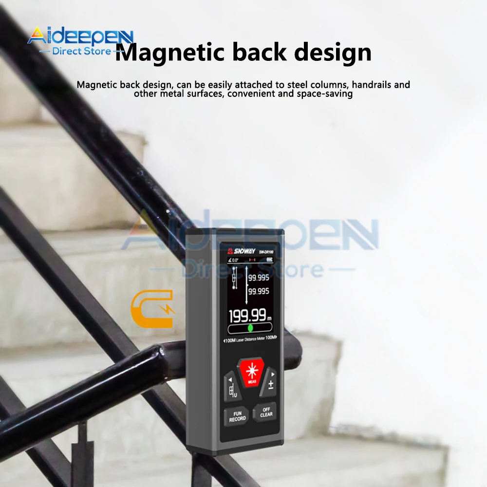 Dual-Laser-Rangefinder-60M-100M-Bilateral-Laser-Distance-Meter-With ...