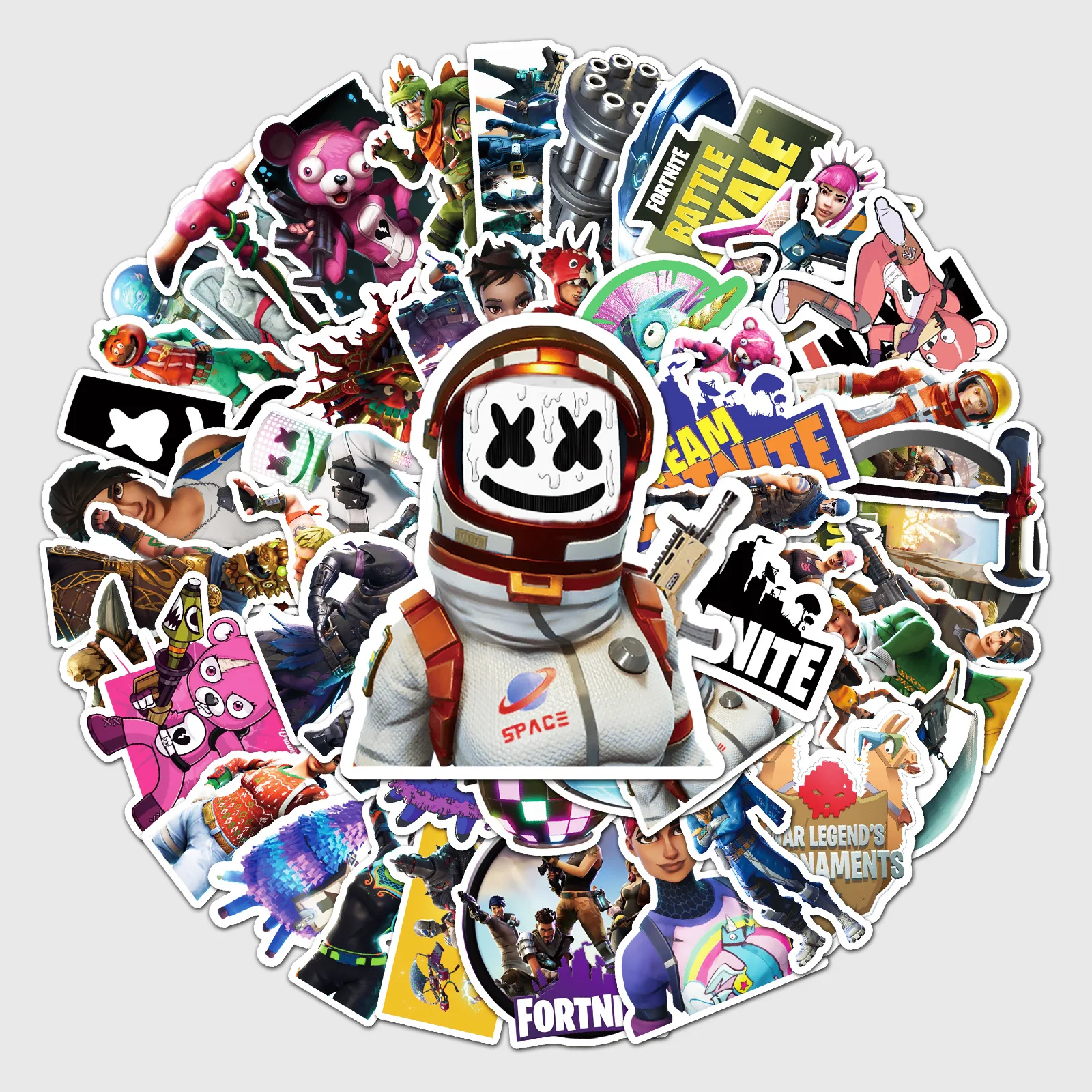 Autocollants-Graffiti-Fortnite-50-pi-ces-ensemble-pour-ordinateur ...