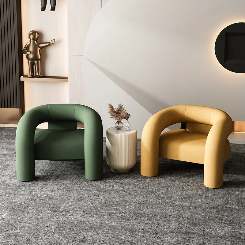 Red Single Sofa