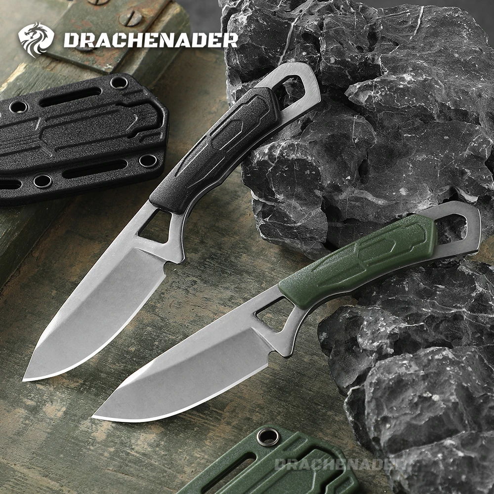 DRACHENADER-Small-Fixed-Blade-Knife-with-Sheath-Pocket-Knife-for-Men ...