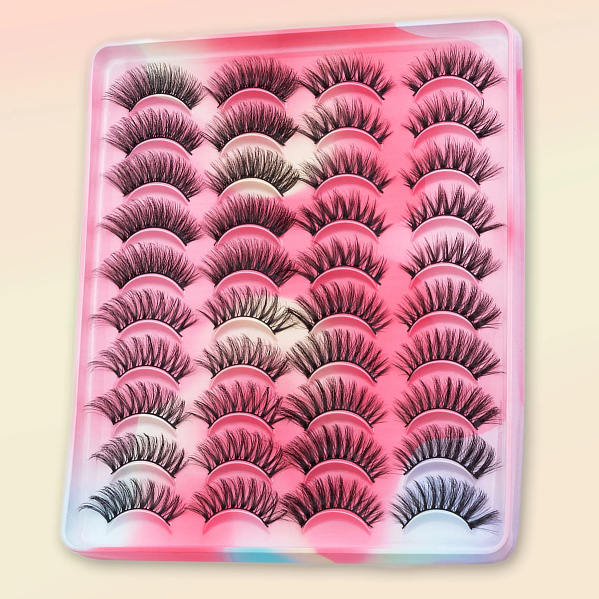SEXYSHEEP-3-20-Pairs-15-20mm-Natural-3D-False-Eyelashes-Fake-Lashes ...