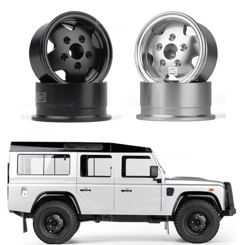 Metal-Beadlock-Roda-Hub-apto-para-1-10-RC-Crawler-Escalada-Carro-TRX4 ...