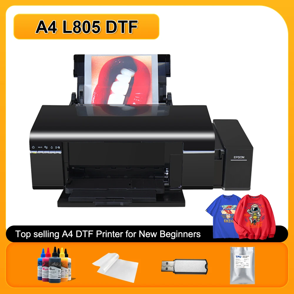 Impresora de transferencia DTF A4 DTF, máquina de impresión de película de transferencia directa ...