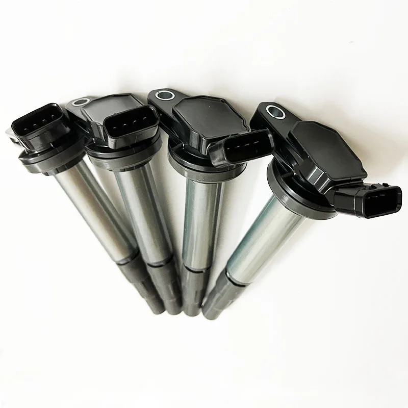 4PCS-90919-02258-UF-596-C1714-UF-619-Ignition-Coil-For-Toyota-Corolla ...