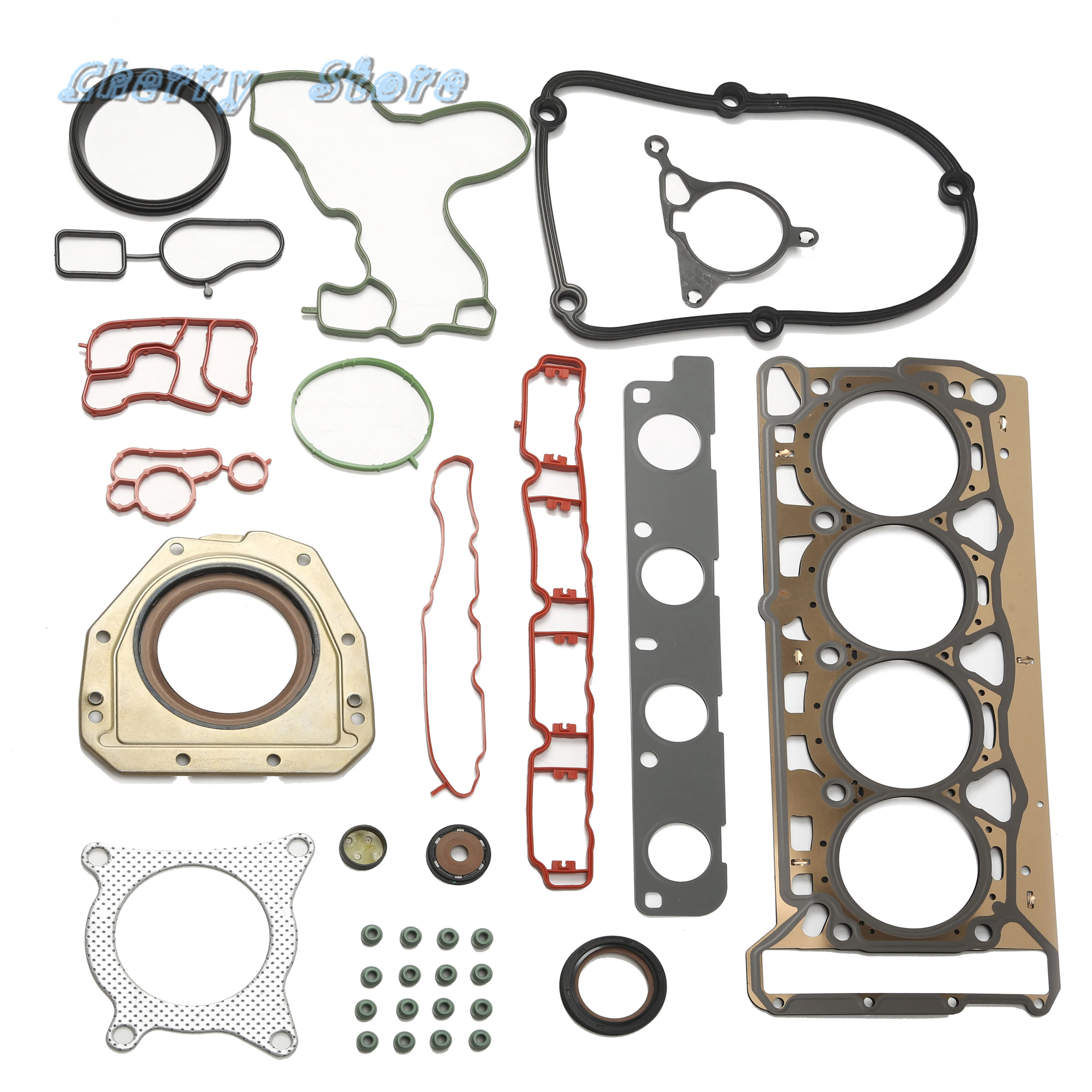 エンジンガスケット,06j 103 383 d ea888,vwゴルフ,パサート,cc,ティグアン,eos,アウディa3,a4,a5,a6,q3,q5,tt,2.0t|dohc 16v ...